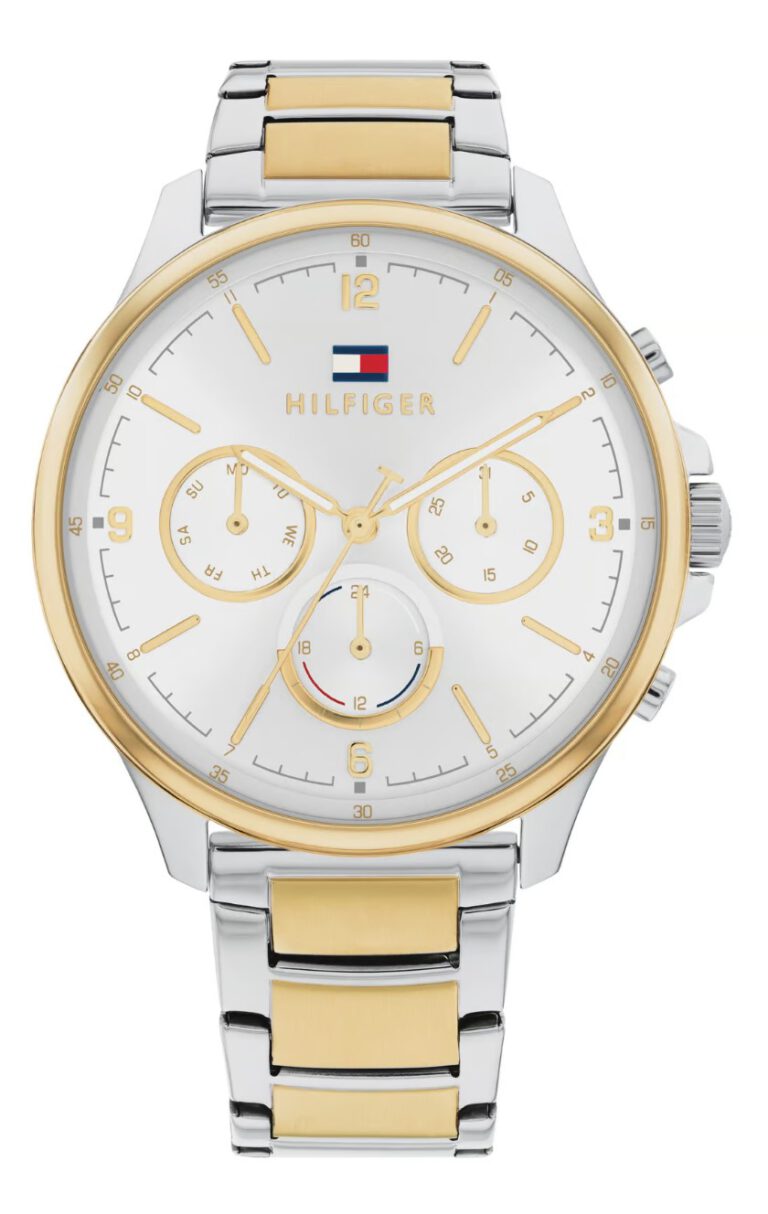 Tommy Hilfiger Damen Uhr 3 Zeiger Edelstahl Multifunktionsanzeige ...